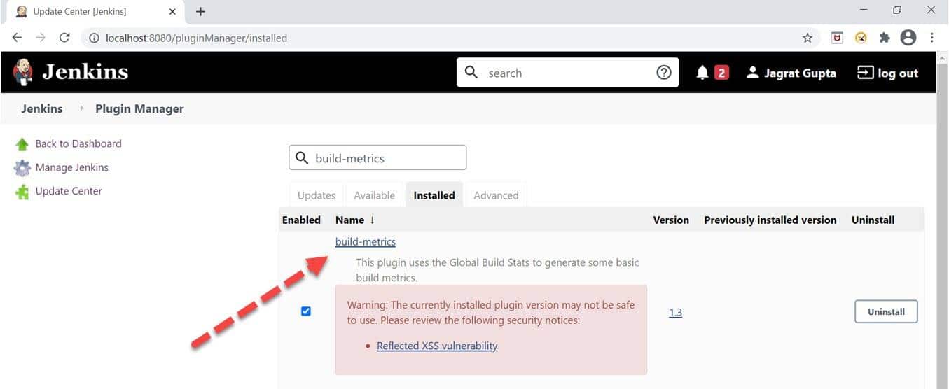 Jenkins Metrics and Trends - How to install Metric & trend related pluggin?